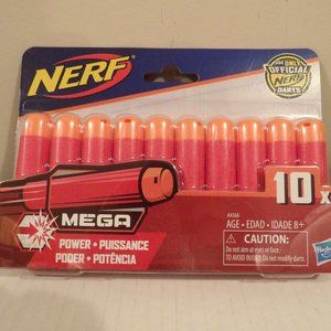 Nerf | Toys | Nerf Official N Strike Mega Dart Refill Pack Dart Refill ...